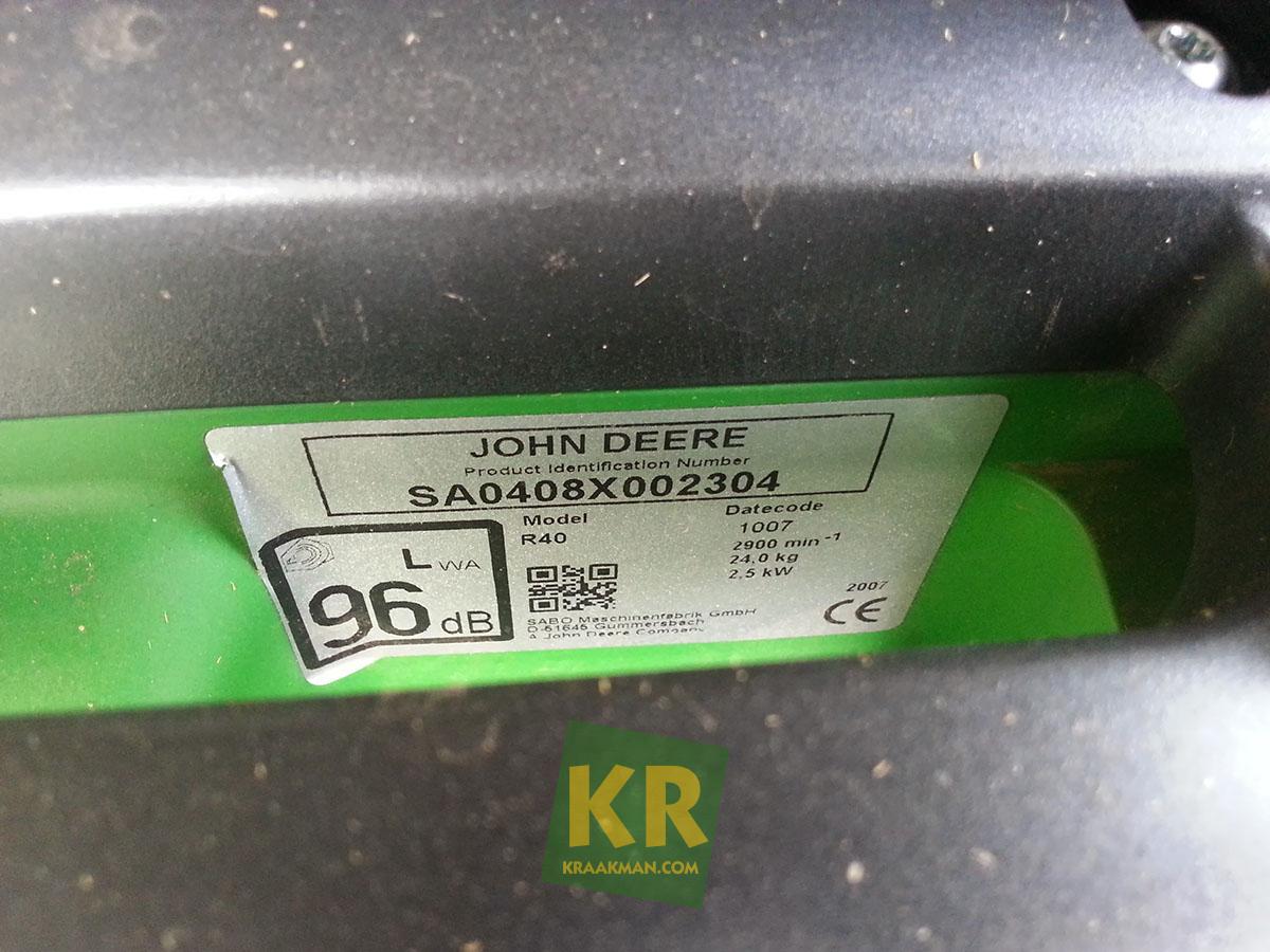 John Deere Handmaaier / Duwmaaier / Loopmaaier R40 (MD) #288 - Kraakman